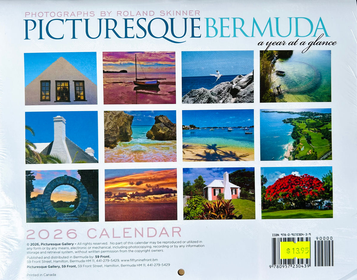 Picturesque Bermuda Calendar 2026 – Flying Colours